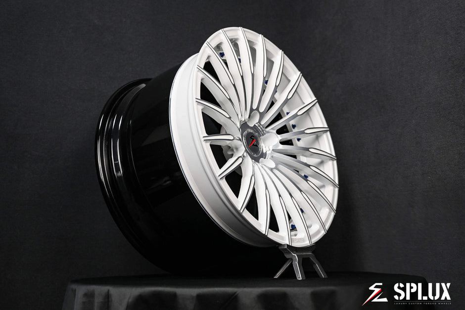 Custom Blue Wheels: Forged Monoblock. 2/3-Piece Aftermarket - Splux ...