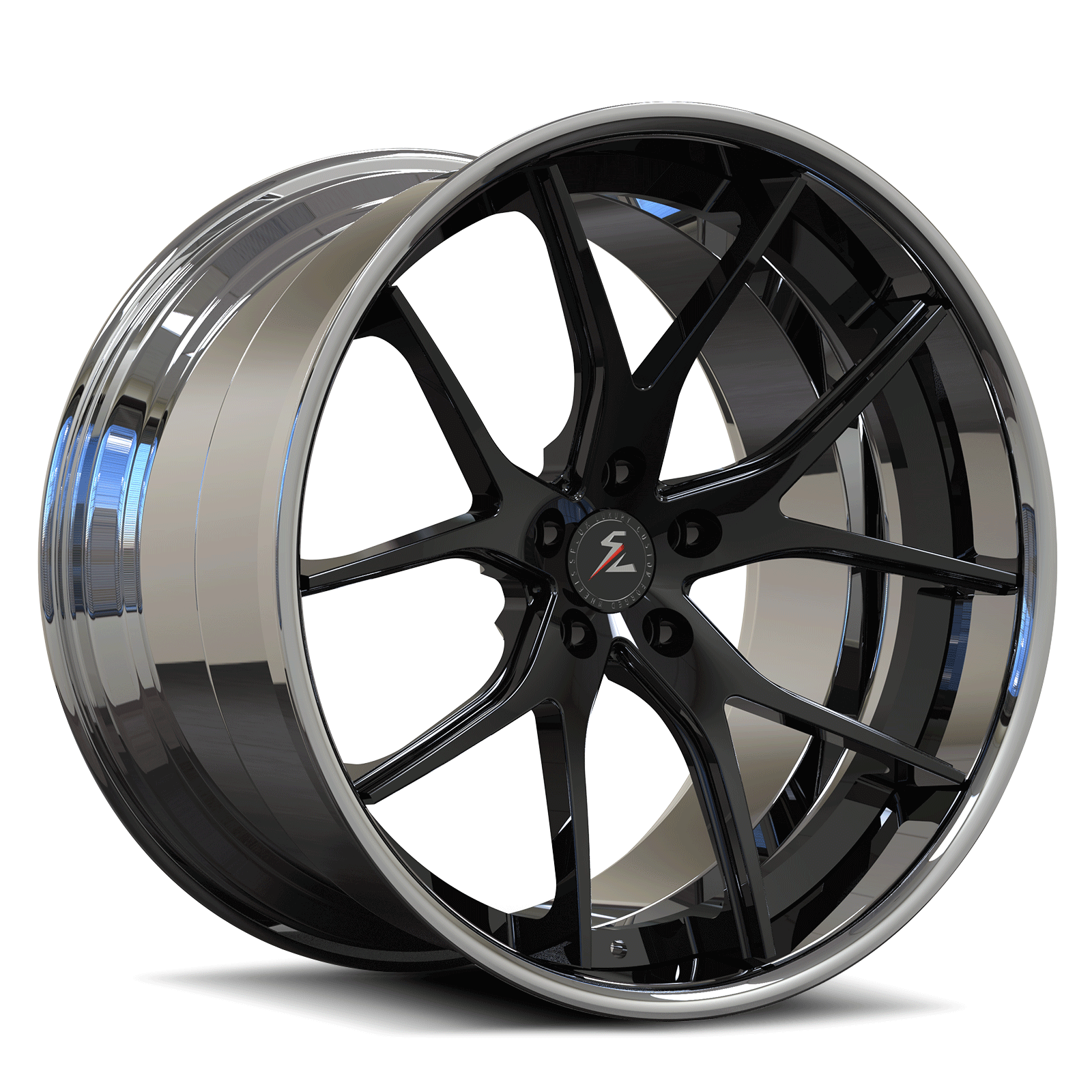 SC-04 Custom Super Concave Chrome, Luxury Gold Wheels - Splux Luxury Wheels