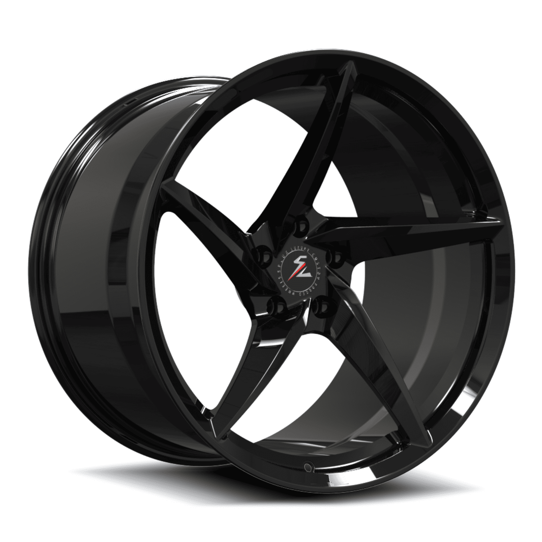 Custom 5 Spoke Wheels: Forged Monoblock, 2/3-Piece - Splux Luxury Wheels