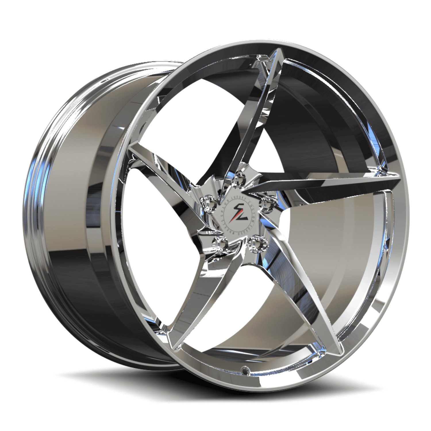 Custom 5 Spoke Wheels: Forged Monoblock, 2/3-Piece - Splux Luxury Wheels