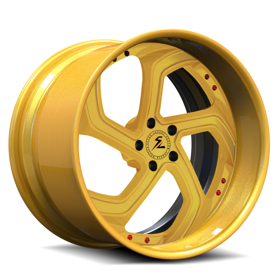 Custom 5 Spoke Wheels: Forged Monoblock, 2/3-Piece - Splux Luxury Wheels