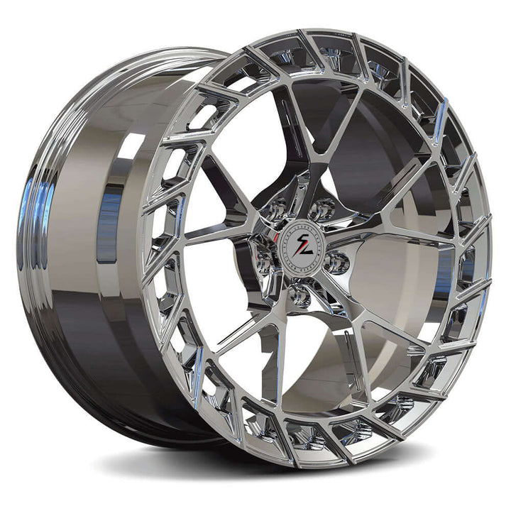 White Custom Forged Deep Dish/Concave Wheels&Rims - Splux Luxury Wheels